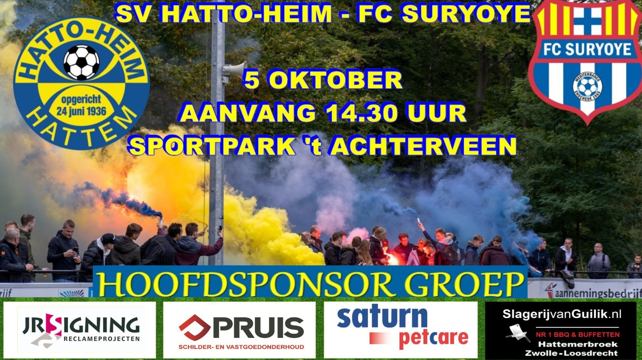 FC Suryoye-Mediterraneo komt op bezoek bij sv Hatto-Heim. | sv Hatto Heim